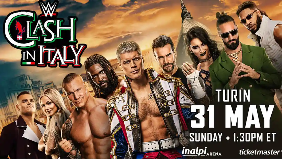 WWE Reveals Official Clash In Italy Poster