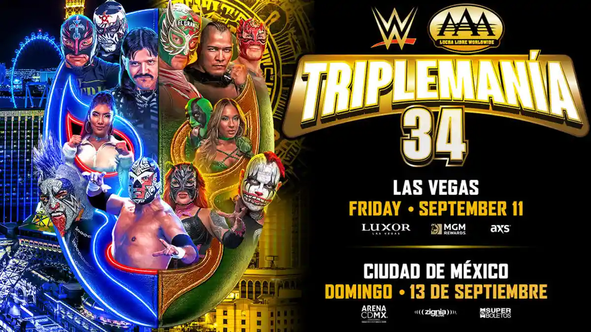 Why WWE Is Running AAA Triplemanía 34 in Las Vegas